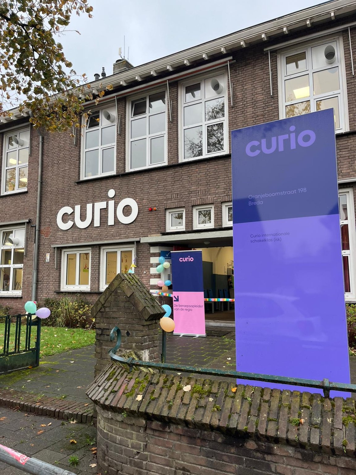 Curio isk Breda opent nieuw schoolgebouw aan de Oranjeboomstraat | Curio